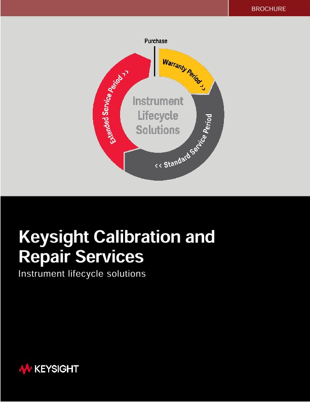 Keysight Calibration and Repair Services PDF Asset Page | Keysight